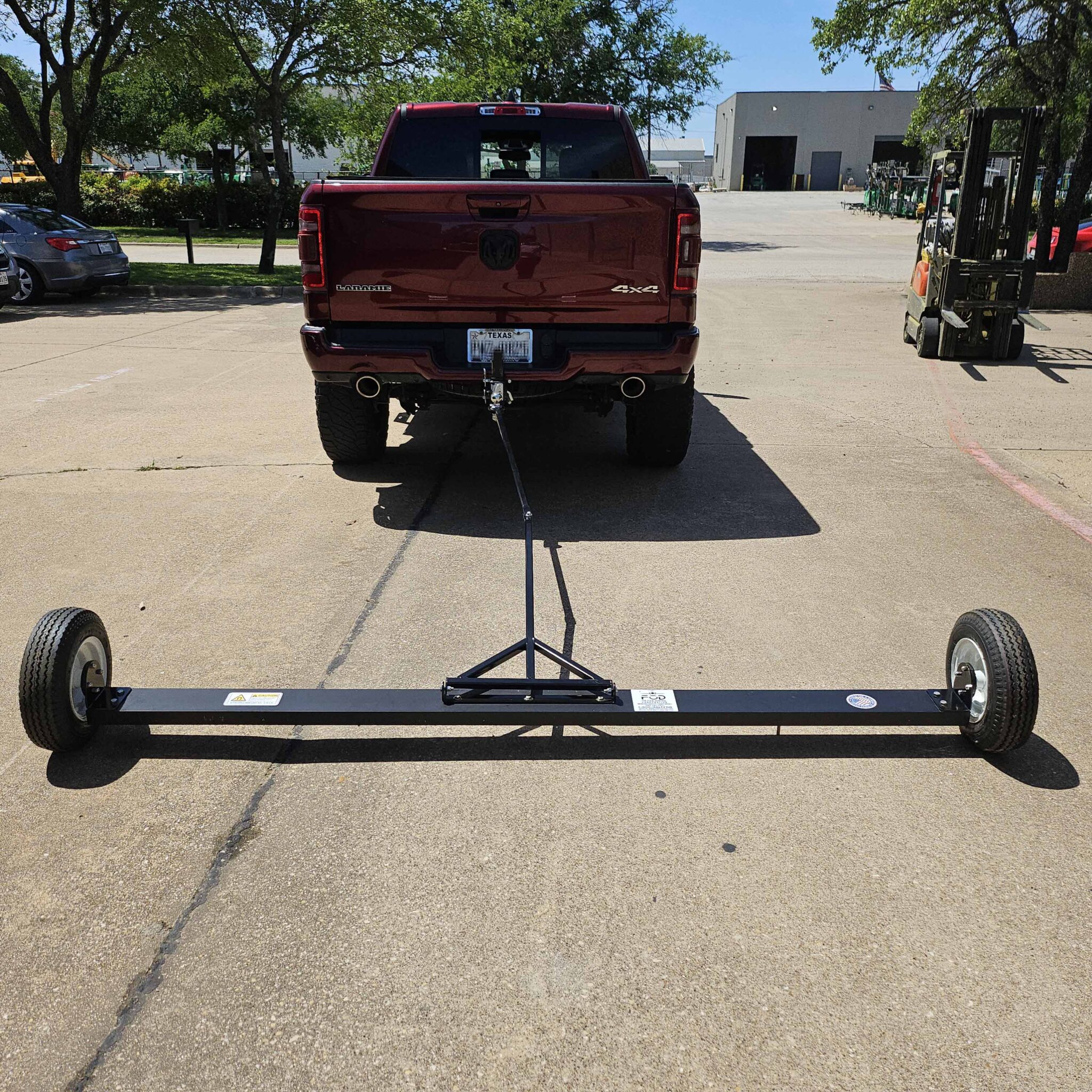 Tow Behind Magnetic Sweeper | PowerBar™ Magnet – The FOD Control ...