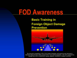 FOD Awareness & Prevention Training PPT Presentation & PDFs